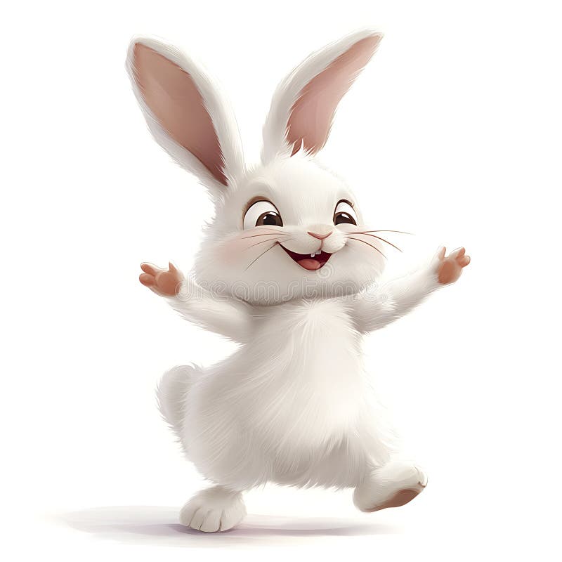 Cute Easter Bunny Twirls Stock Photos - Free & Royalty-Free Stock ...