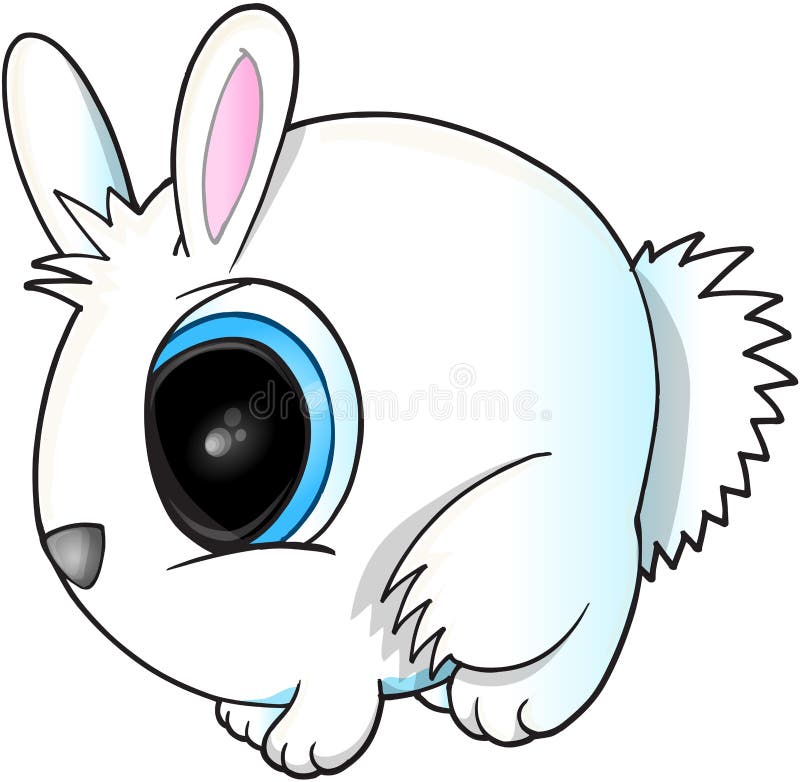 Cute Easter Bunny stock vector. Illustration of rabbit - 4026688