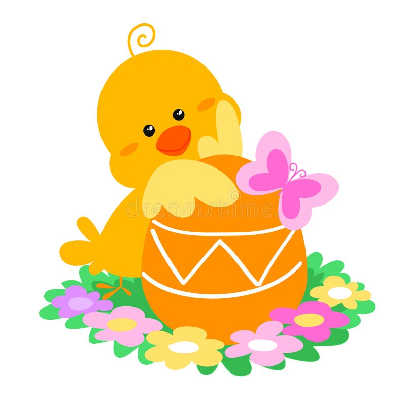 Cute easter pip vector stock vector. Illustration of happy - 13695603