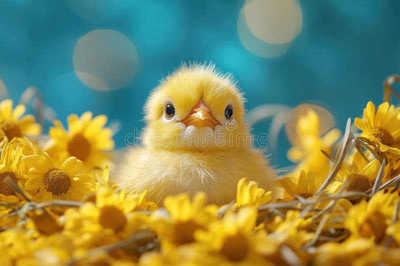 Cute Easter Chick Playful Festive Holiday Theme Stock Photos - Free ...