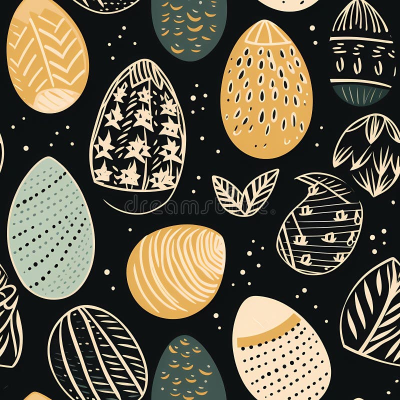 Cute Easter Egg Illustration , for Easter Day Element Stock ...