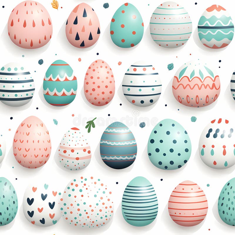 Cute Easter Egg Illustration , for Easter Day Element Stock Illustration - Illustration of ...