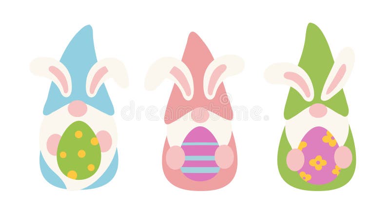Easter Gnome Character Stock Illustrations – 823 Easter Gnome Character ...