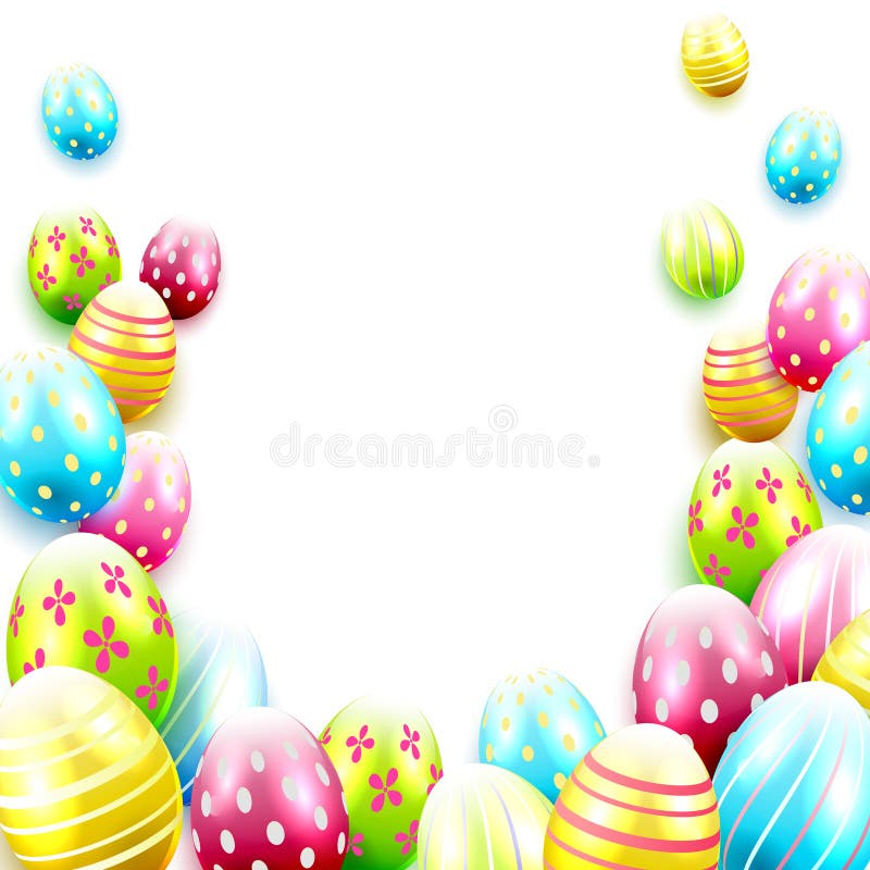 Cute Easter template stock vector. Illustration of isolated - 88506964