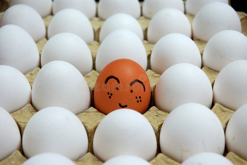 Cute egg stock image. Image of food, smile, face, unique - 13100825
