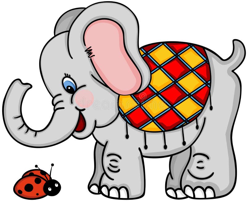 Ladybug Smiling from Ear To Ear Stock Vector - Illustration of wildlife ...