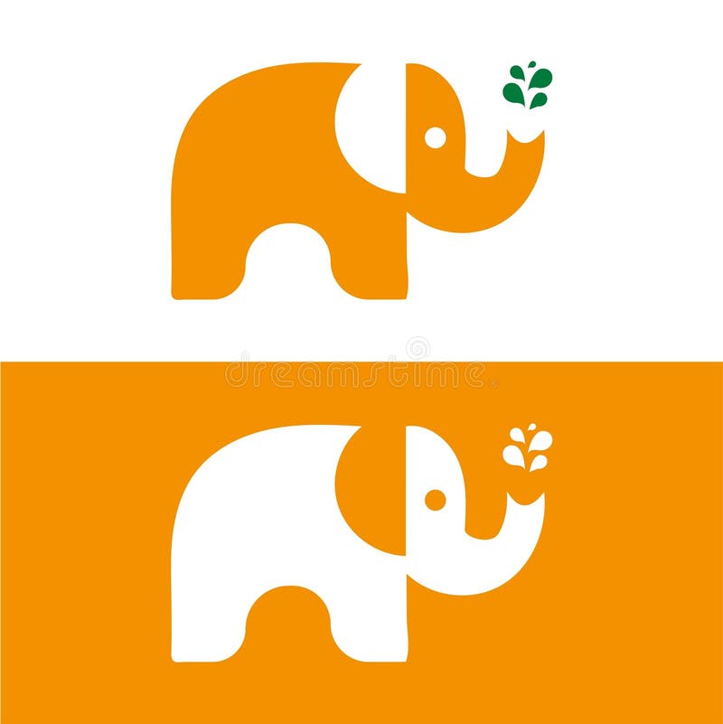Cute Elephant Logo. Simple Elephant Logo. Elephant Logo Sign Vector ...