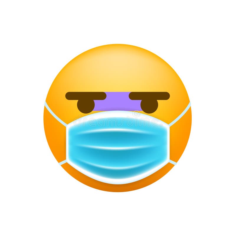 Cute Emoticon on White Background Stock Vector - Illustration of ...