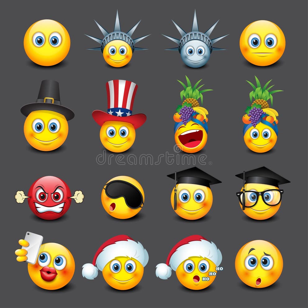 Emoji Intelligent Stock Illustrations – 362 Emoji Intelligent Stock ...