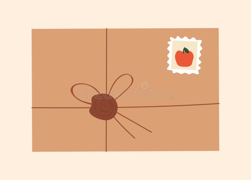 Cute envelope concept stock vector. Illustration of invitation - 262971157