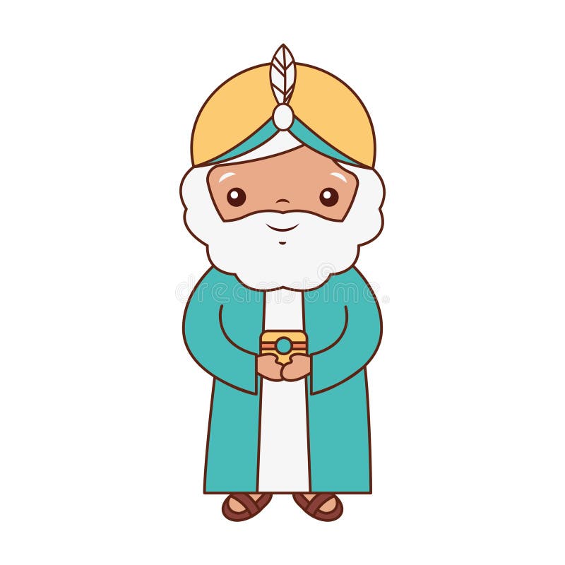 Cute european wise man stock vector. Illustration of three - 293424760