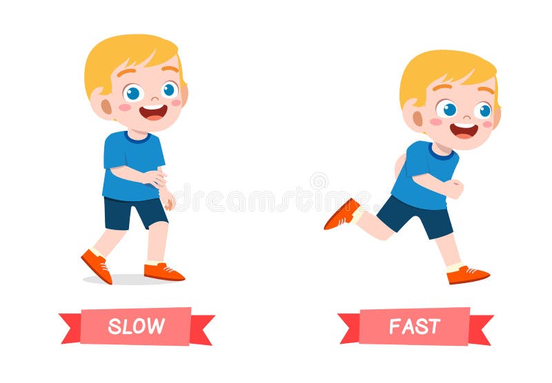 Opposite Fast Slow Stock Illustrations – 73 Opposite Fast Slow Stock ...