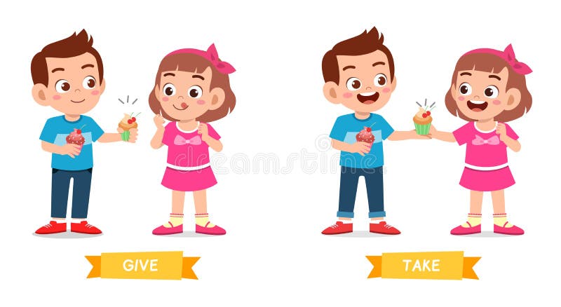 Give Take Opposite Stock Illustrations – 28 Give Take Opposite Stock ...
