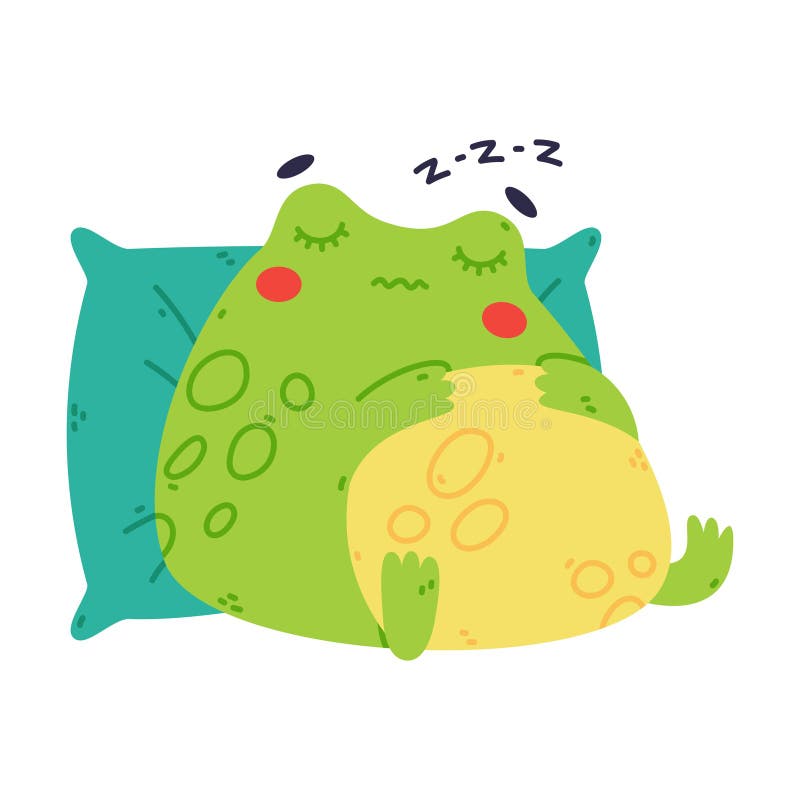 Sleeping Frog Stock Illustrations – 219 Sleeping Frog Stock ...