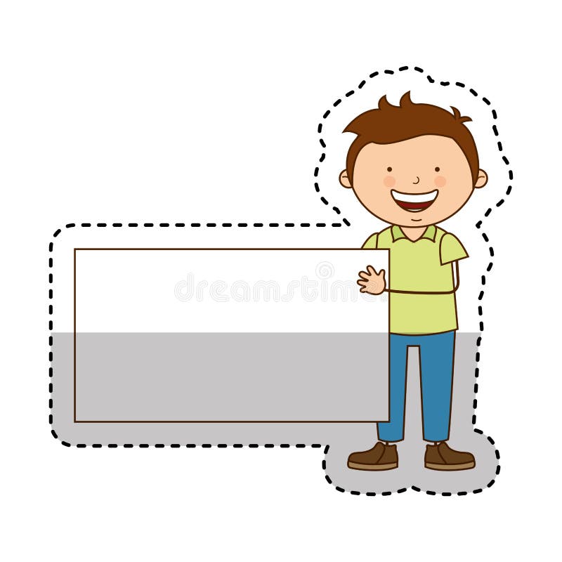 Cute father character icon stock vector. Illustration of young - 87597636