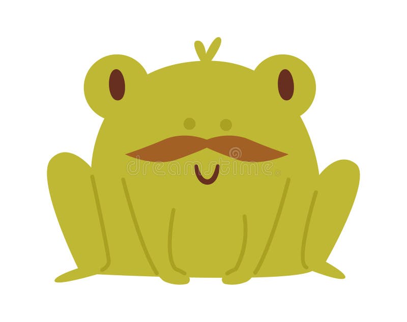 Cute father frog stock vector. Illustration of element - 272740026