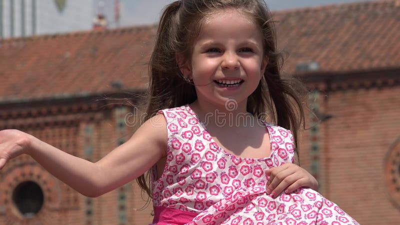 Children Waving Cute Girls stock video. Video of welcoming - 86644459