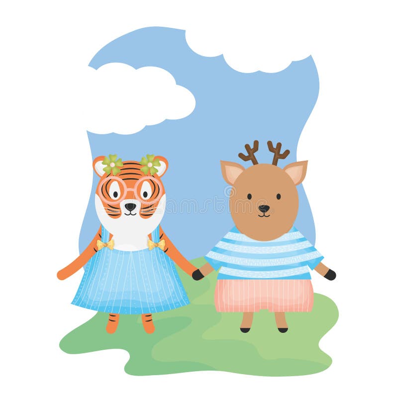 Character Female Tiger Stock Illustrations – 617 Character Female Tiger ...
