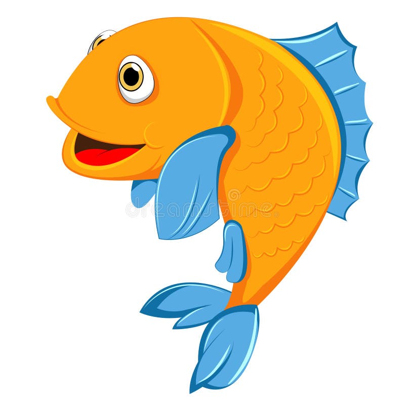 Cute fish smile stock vector. Illustration of isolated - 45108324