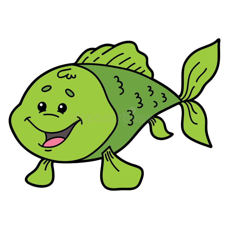 Cute fish stock vector. Illustration of baby, adorable - 59555917