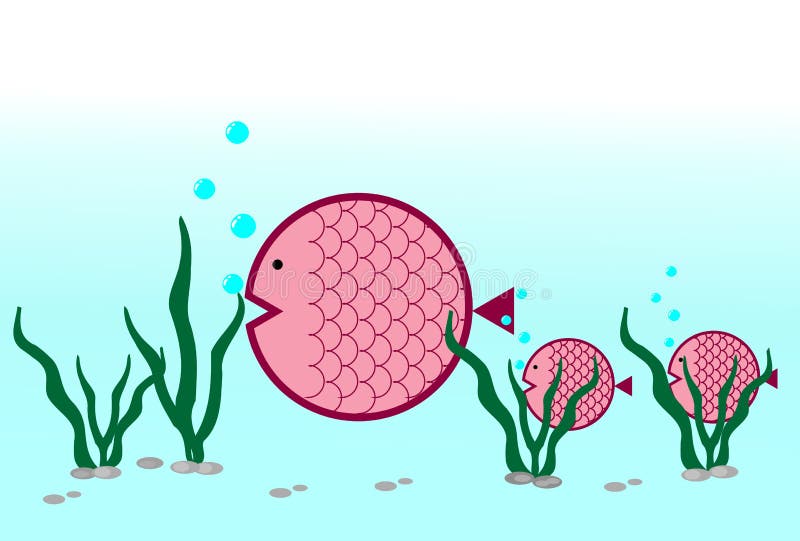 Cute Fish stock vector. Illustration of life, animation - 38824909