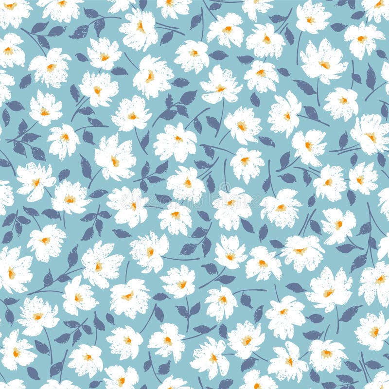 Cute Floral Pattern Perfect for Textile Design, Stock Vector ...