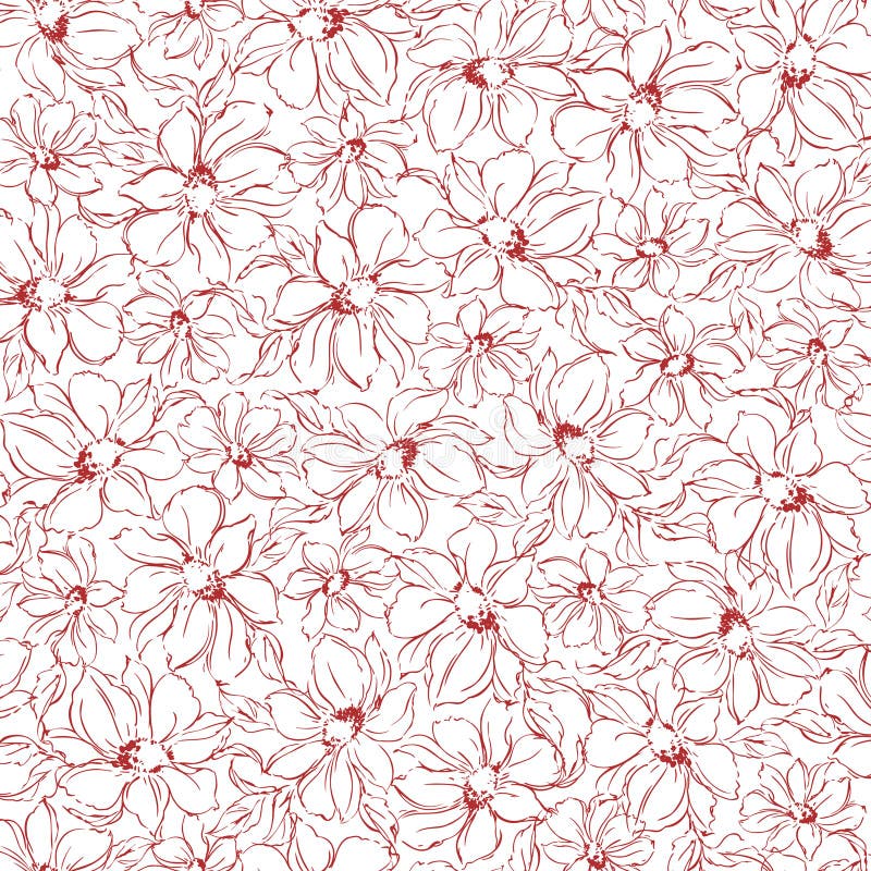 Cute Floral Pattern Perfect for Textile Design, Stock Vector ...