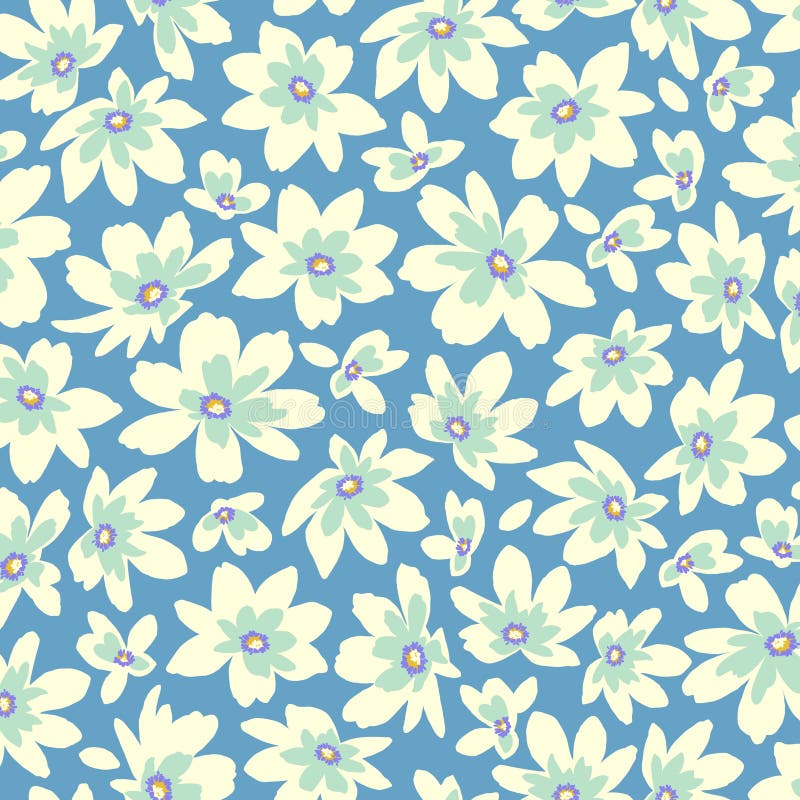 Cute Floral Pattern Perfect for Textile Design, Stock Vector ...