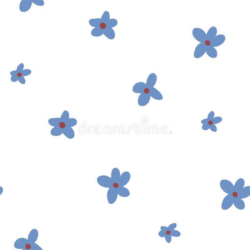 Cute Floral Pattern in the Small Flower. Ditsy Print. Motifs Scattered ...
