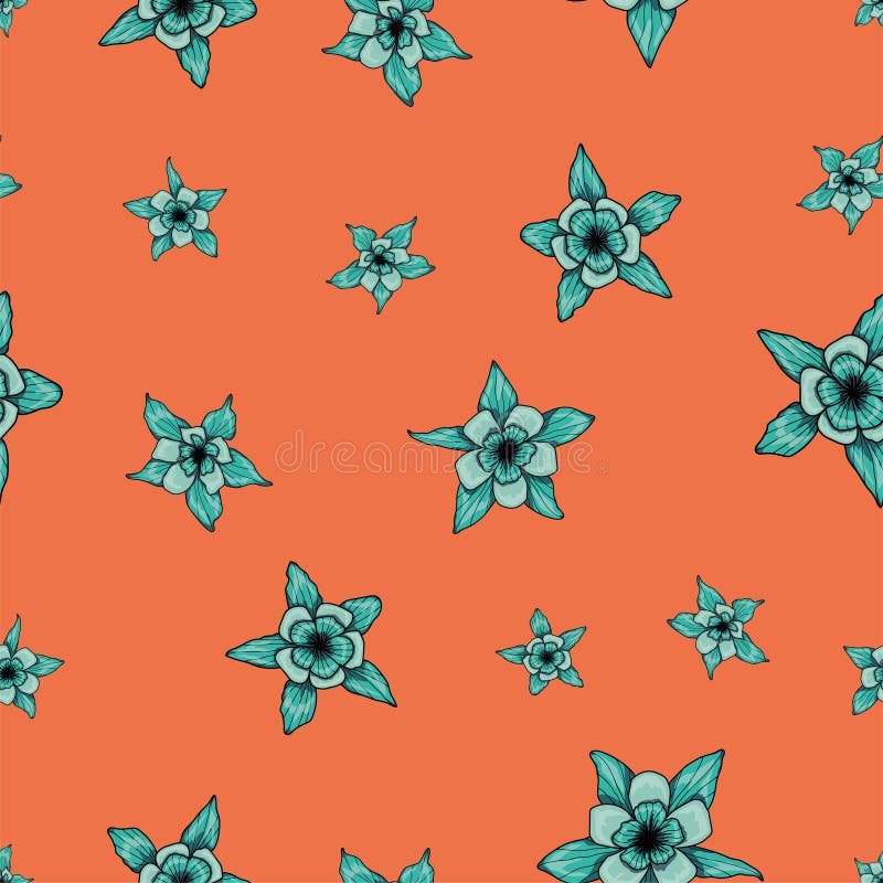 Cute Floral Pattern in the Small Flower. Seamless Vector Texture Stock ...