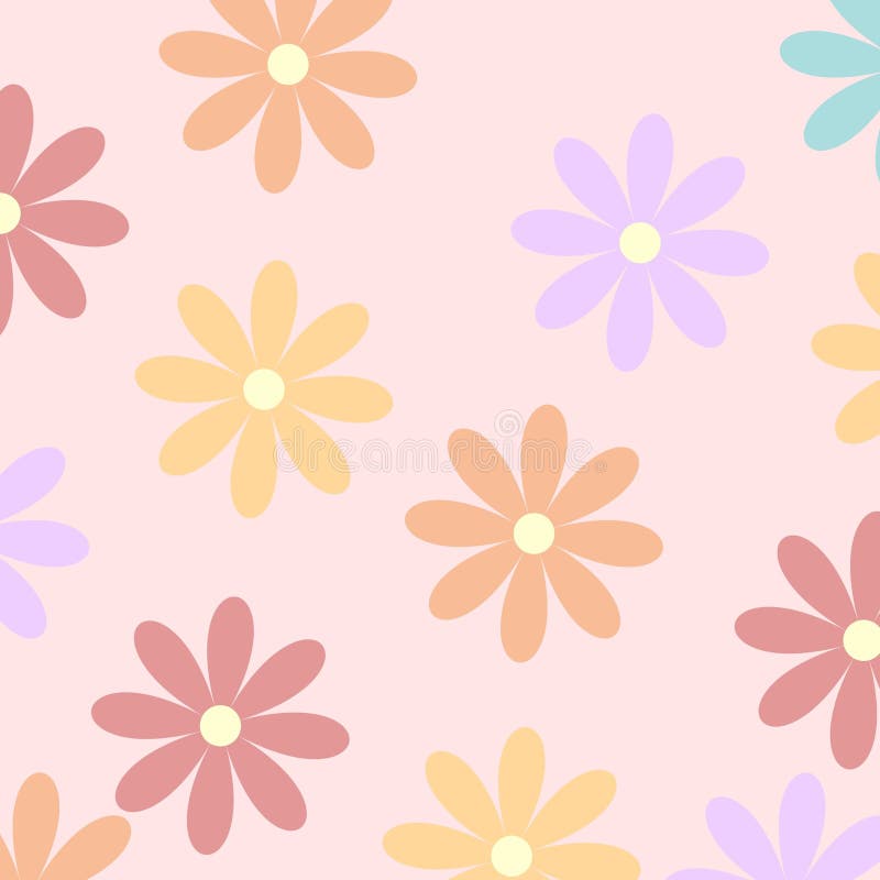 Cute Floral Textile Pattern and Wallpaper Pattern Seamless Abstract ...