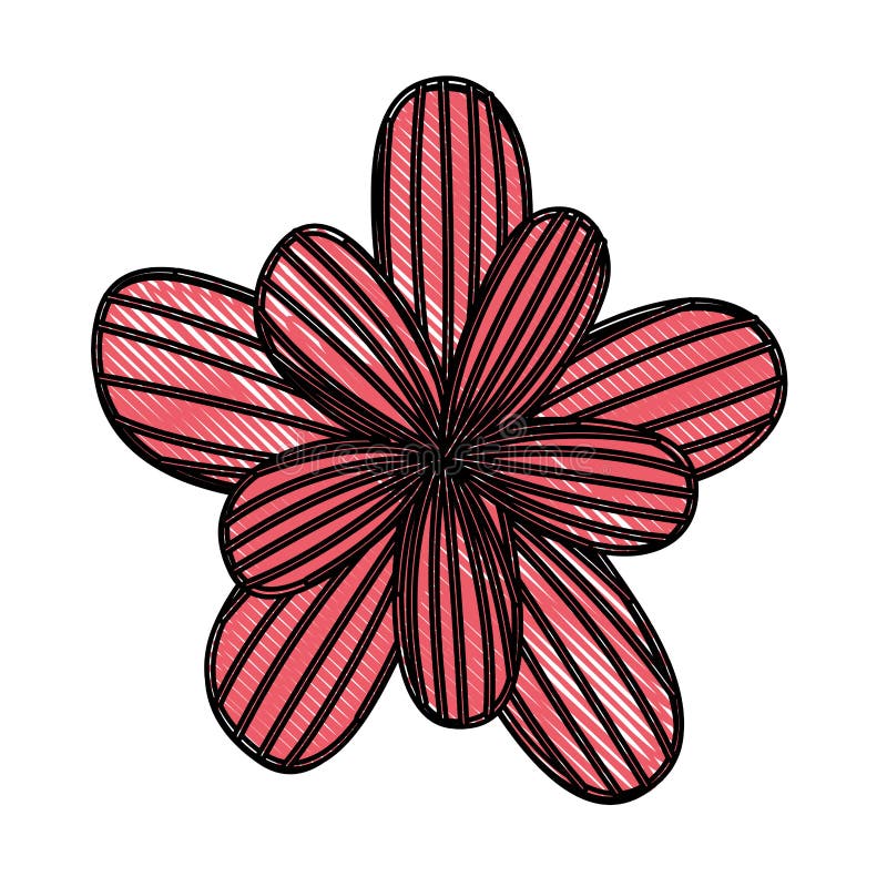 Cute Flower Drawing Decorative Stock Vector - Illustration of draw ...