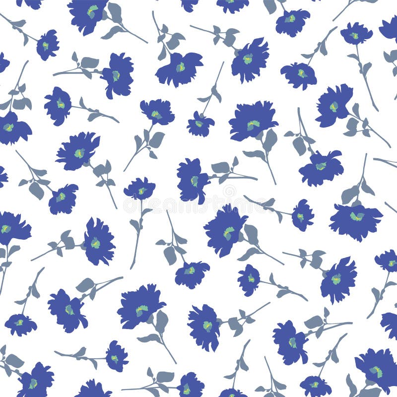 Abstract Floral Pattern Perfect for Textile Design, Stock Vector ...