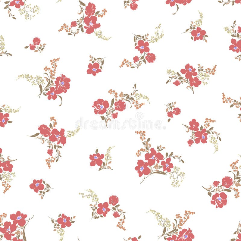 Beautiful Floral Pattern Perfect for Textile Design, Stock Vector ...