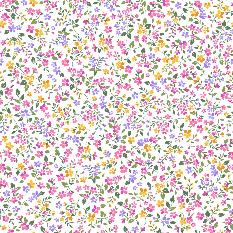 Cute Flower Pattern Suitable for Textile Pattern, Stock Vector ...