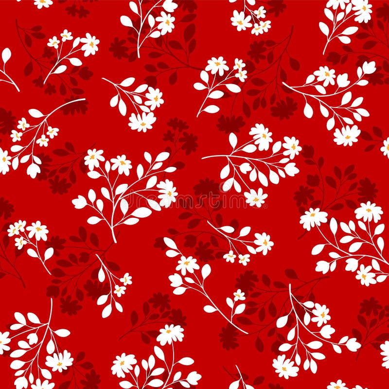 Cute Flower Pattern Suitable for Textile Pattern, Stock Vector ...