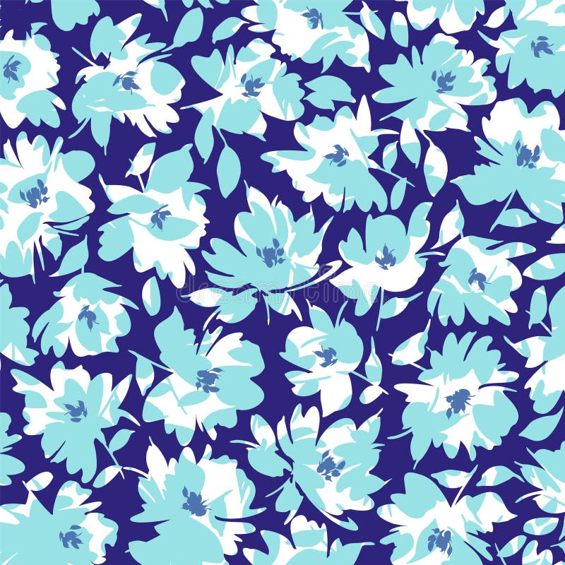 Cute Floral Pattern Perfect for Textile Design, Stock Vector ...