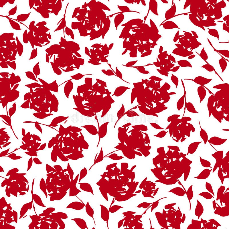 Abstract Floral Pattern Perfect for Textile Design, Stock Vector ...