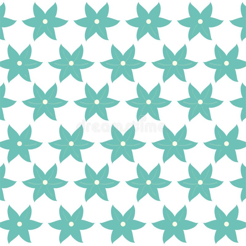 Cute Flowers Nature Pattern Stock Vector - Illustration of ornament ...