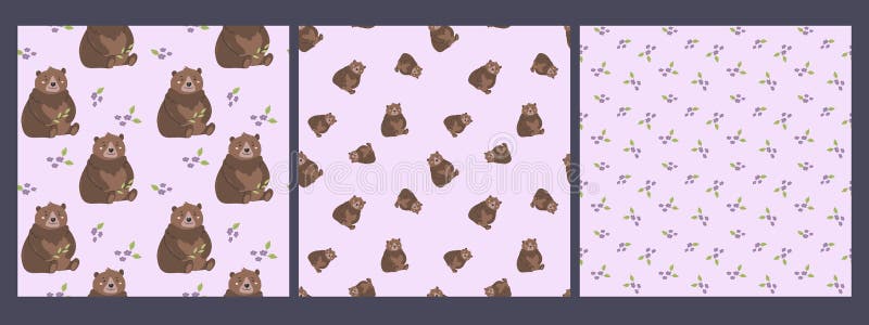 Cute Forest Animals Patterns for Adorable Nature-inspired Designs Stock ...