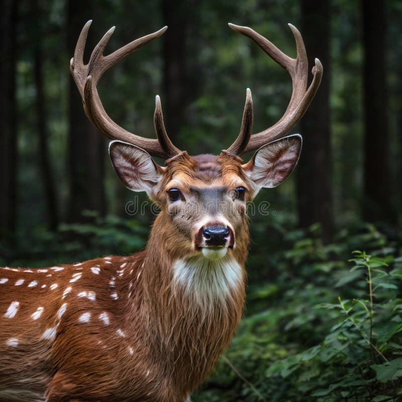 Realistic Whitetail Buck Stock Illustrations – 47 Realistic Whitetail ...