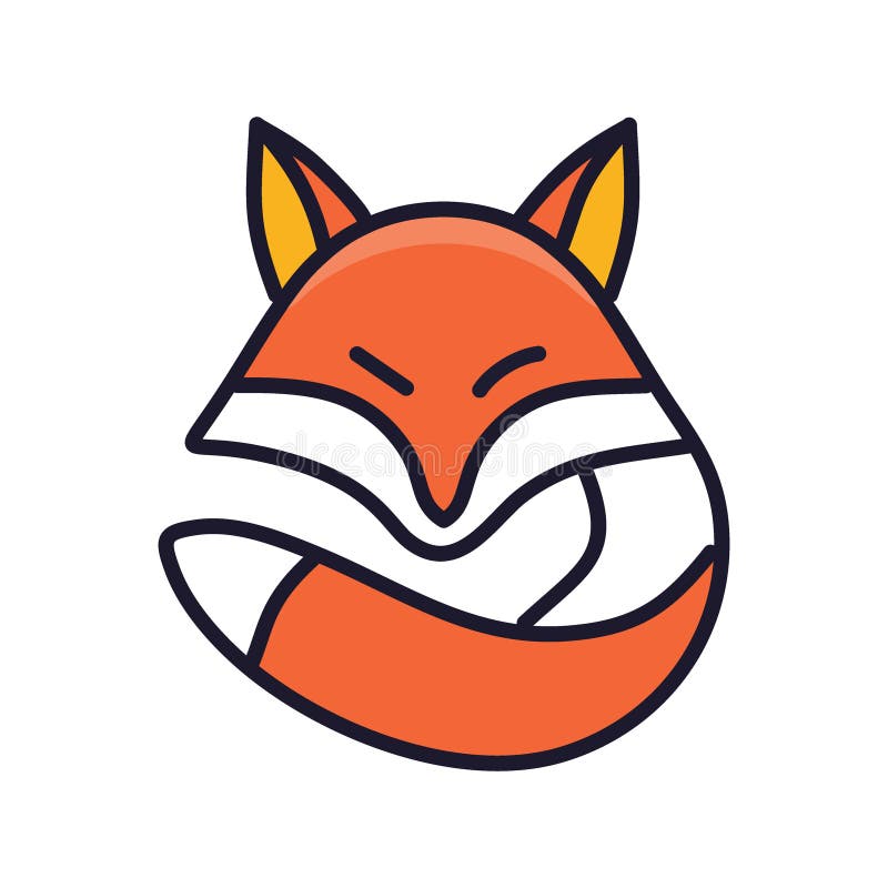 Cute Fox Illustration. this Simple yet Charming Fox Illustration ...