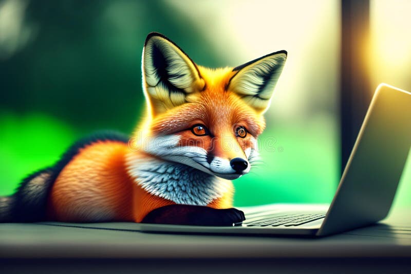 Fox Laptop Stock Illustrations – 121 Fox Laptop Stock Illustrations ...