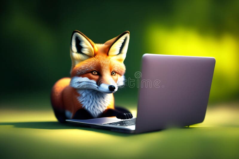 Fox Laptop Stock Illustrations – 121 Fox Laptop Stock Illustrations ...