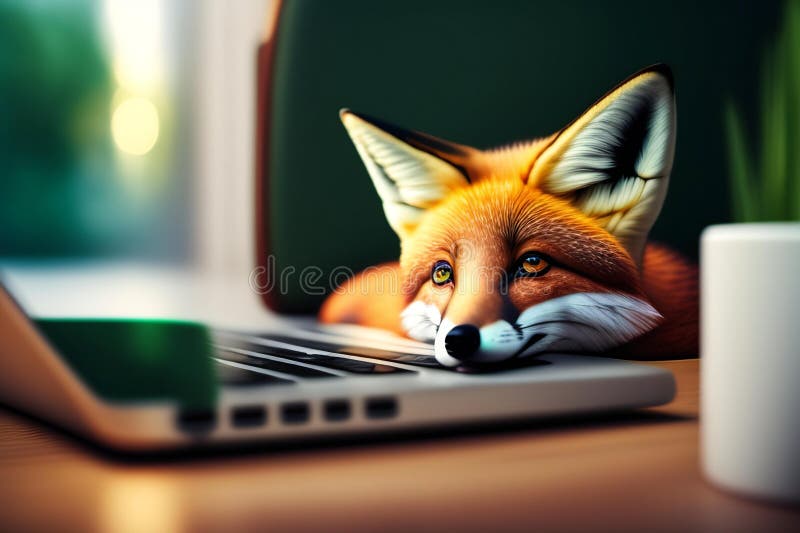 Fox Laptop Stock Illustrations – 121 Fox Laptop Stock Illustrations ...