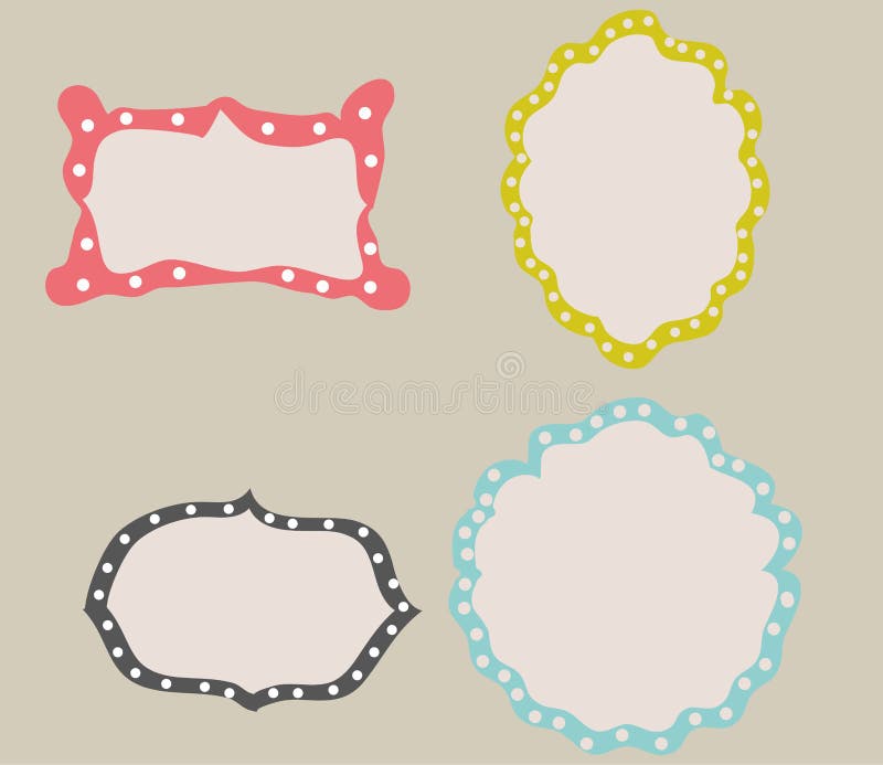 Cute Frame Composed of Children Reading Books Stock Vector ...