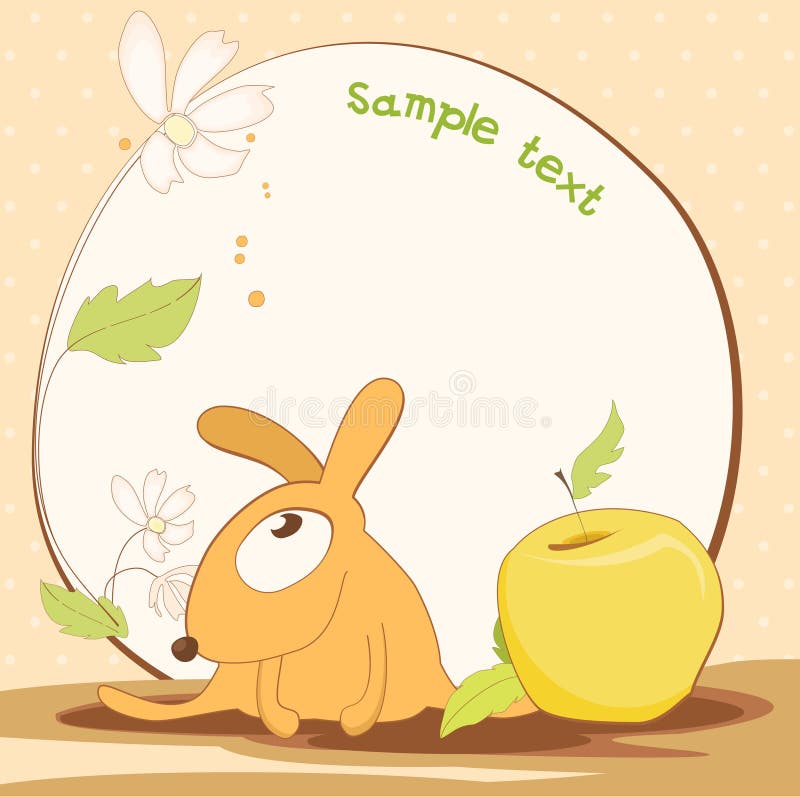 Cute frame design stock vector. Illustration of drawing - 28565082
