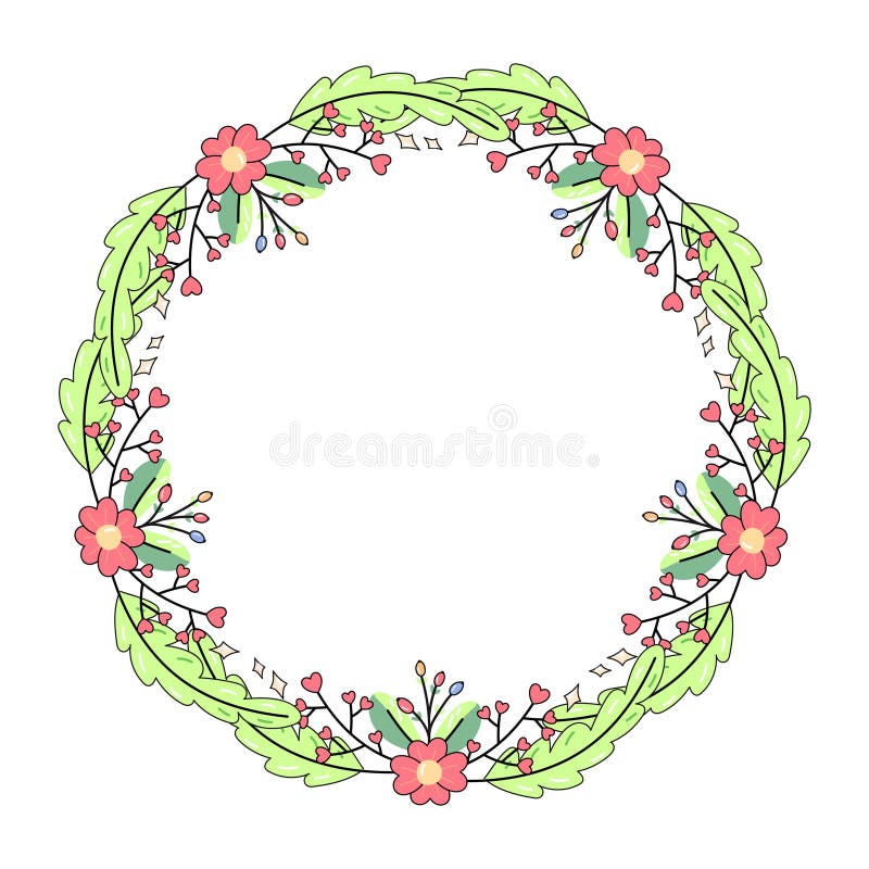 Cute Frame, with Flowers Infant, Summer Spring for Congratulations ...