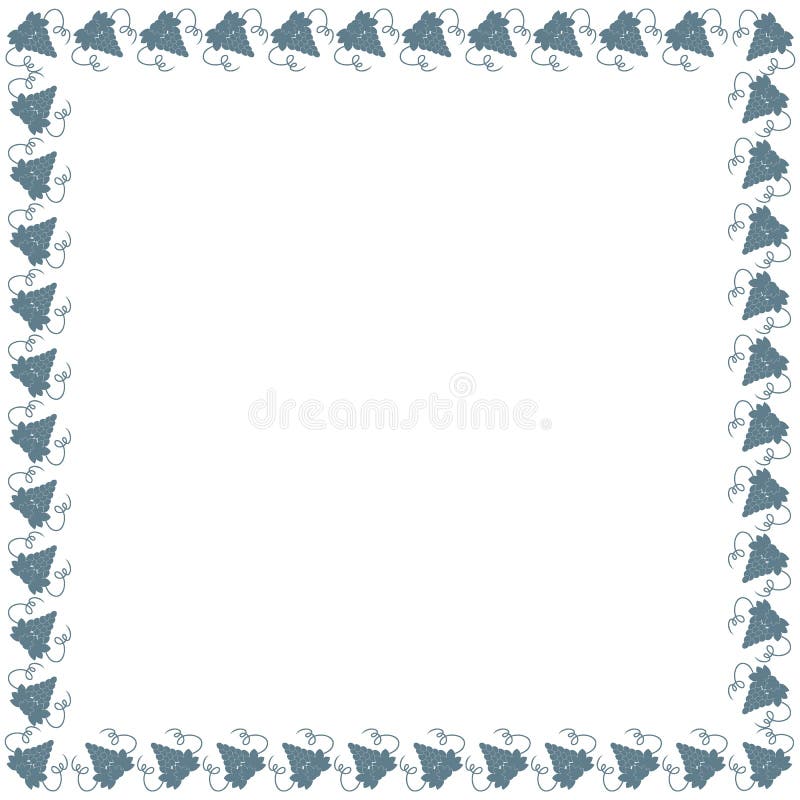 Grape Vine Square Frame Stock Illustrations – 122 Grape Vine Square ...
