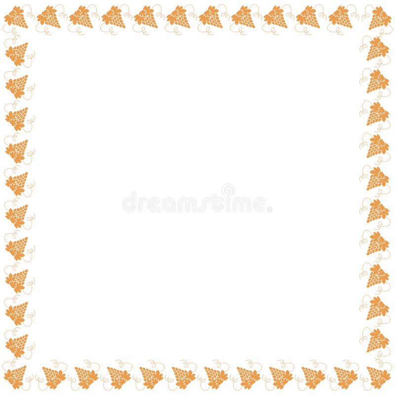 Grape Vine Square Frame Stock Illustrations – 122 Grape Vine Square ...